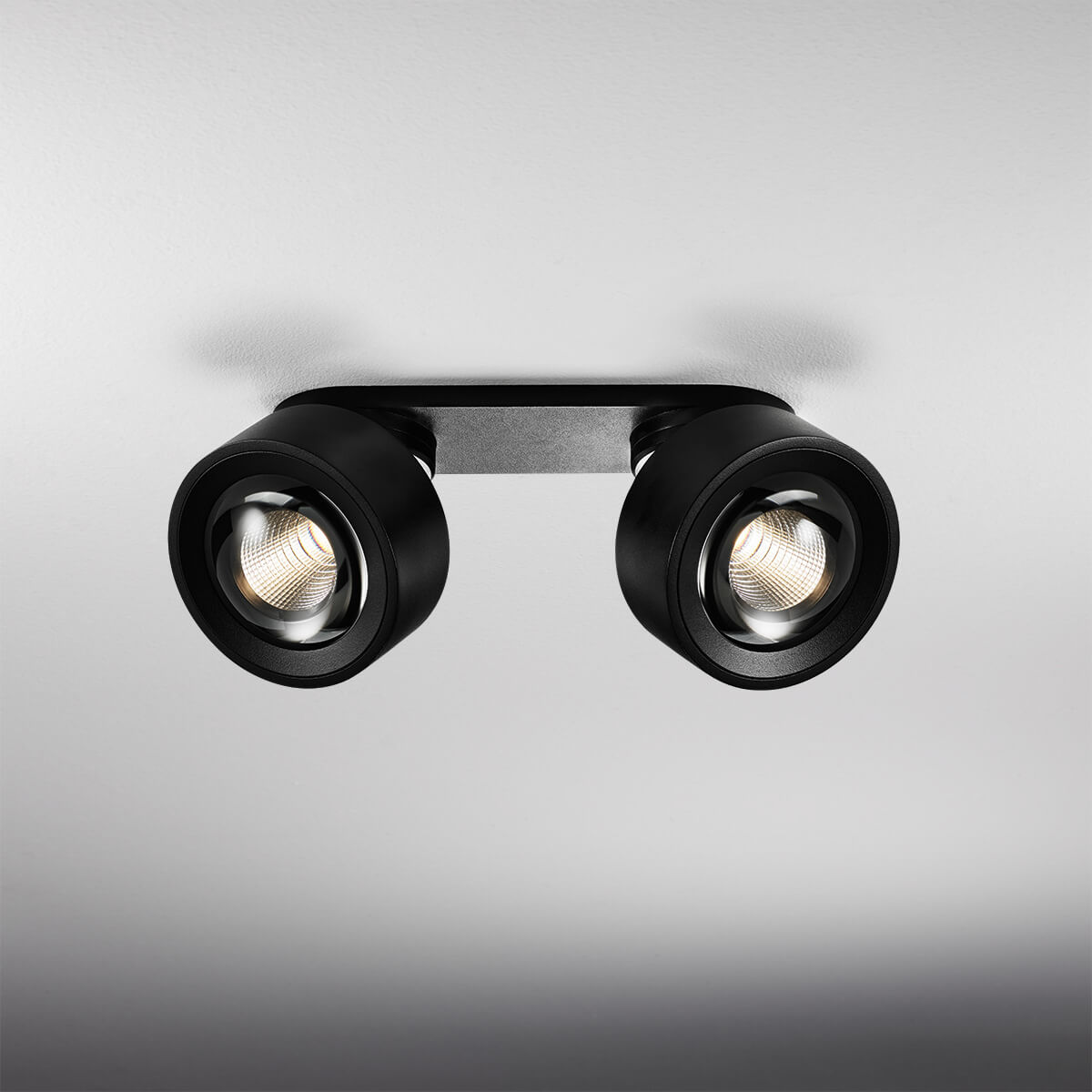 Egger Licht Clippo Optic Duo LED Wand- / Deckenstrahler